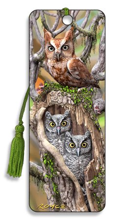 Artgame - Owl - 3D Royce Lenticular Bookmark