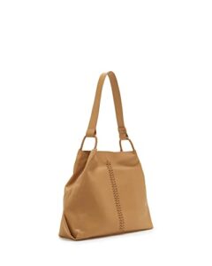 vince camuto womens gavyn shoulder bag, light cognac, one size us