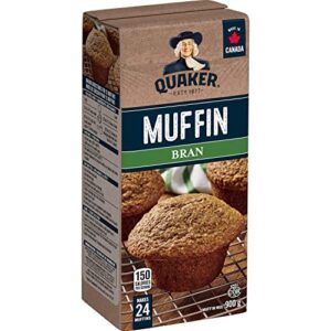 Quaker Muffin Mix Bran, 12ct, 900g, Imported from Canada)