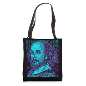 shakespeare retro tote bag