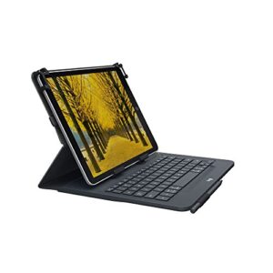 logitech universal folio with integrated bluetooth 3.0 keyboard for 9-10″ apple, android, windows tablets