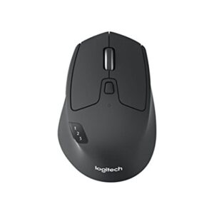 Logitech M720 Triathlon Bluetooth Wireless Optical Mouse with Unifying Receiver (Renewed)