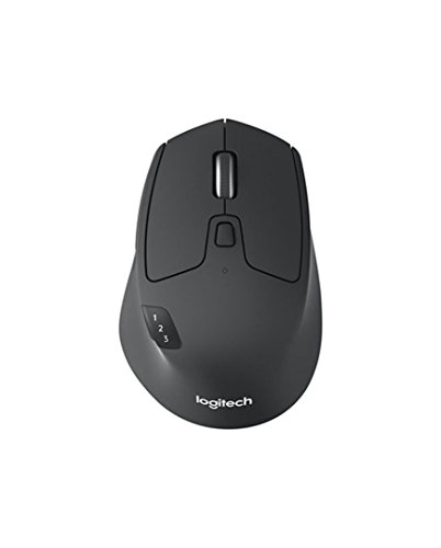 Logitech M720 Triathlon Bluetooth Wireless Optical Mouse with Unifying Receiver (Renewed)