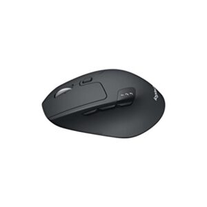 Logitech M720 Triathlon Bluetooth Wireless Optical Mouse with Unifying Receiver (Renewed)