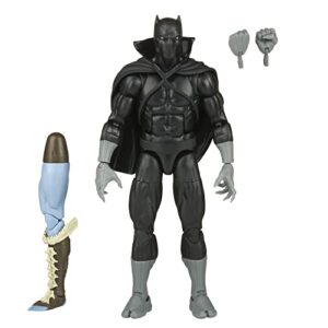 marvel legends series classic comics black panther 6-inch action figure toy, 2 accessories, 1 build-a-figure part