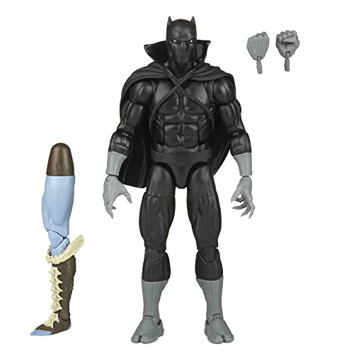 Marvel Legends Series Classic Comics Black Panther 6-inch Action Figure Toy, 2 Accessories, 1 Build-A-Figure Part