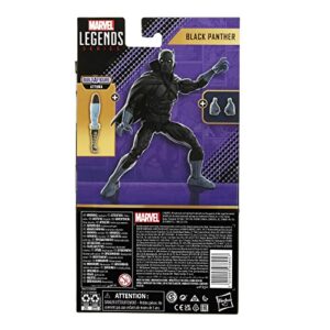 Marvel Legends Series Classic Comics Black Panther 6-inch Action Figure Toy, 2 Accessories, 1 Build-A-Figure Part