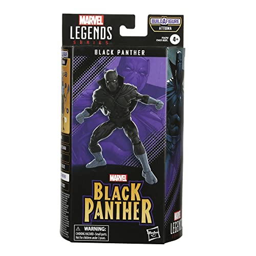 Marvel Legends Series Classic Comics Black Panther 6-inch Action Figure Toy, 2 Accessories, 1 Build-A-Figure Part