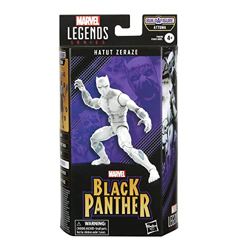 Marvel Legends Series Black Panther Hatut Zeraze 6-inch Comics Action Figure Toy, 6 Accessories, 1 Build-A-Figure Part