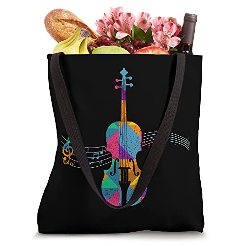 Violin Violinist Fiddle Player Orchestra Classical Music Tote Bag