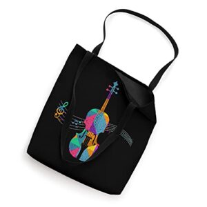 Violin Violinist Fiddle Player Orchestra Classical Music Tote Bag