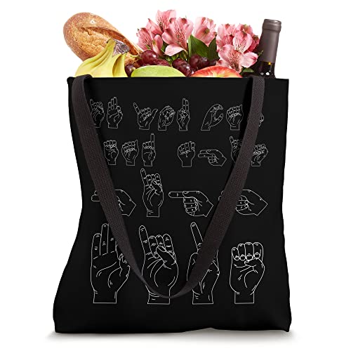 American Sign Language If You Can Read This Smile ASL Tote Bag