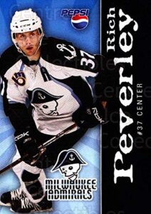 (ci) rich peverley hockey card 2007-08 milwaukee admirals pepsi 19 rich peverley