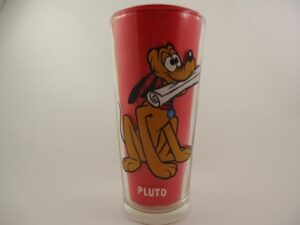 pepsi collector series glass – happy birthday mickey – pluto