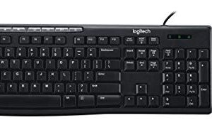 Logitech Media Combo MK200 Full-Size Keyboard and High-Definition Optical Mouse