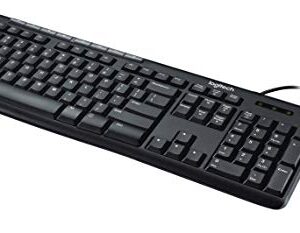 Logitech Media Combo MK200 Full-Size Keyboard and High-Definition Optical Mouse