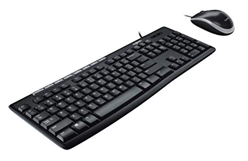 Logitech Media Combo MK200 Full-Size Keyboard and High-Definition Optical Mouse