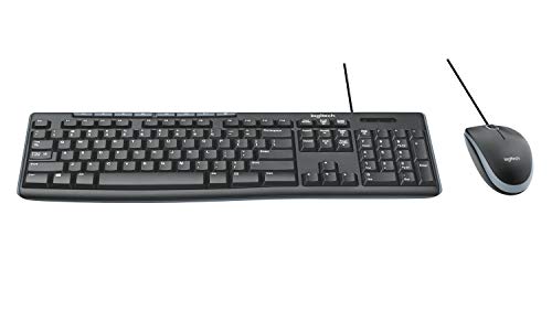 Logitech Media Combo MK200 Full-Size Keyboard and High-Definition Optical Mouse