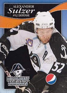 (ci) alexander sulzer hockey card 2008-09 milwaukee admirals pepsi 24 alexander sulzer