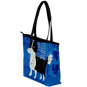 Tote Bag Shoulder Bags Handbags Cute Border Collie Dog Puppy Satchel Handbags for Women with Inner Pouch