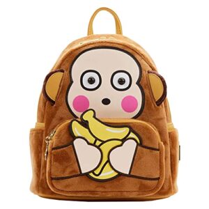 loungefly sanrio monkichi cosplay womens double strap shoulder bag purse