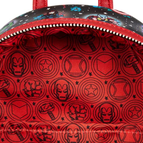 Loungefly Marvel Avengers Tattoo Womens Double Strap Shoulder Bag Purse