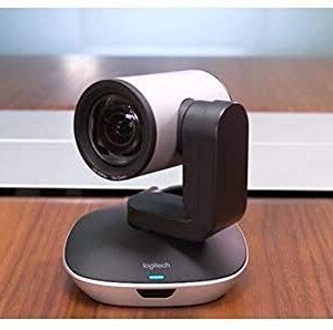 Logitech PTZ PRO 2 Video Camera for Conference Rooms, HD 1080p Video - Auto-focus USB Black/Silver