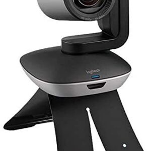 Logitech PTZ PRO 2 Video Camera for Conference Rooms, HD 1080p Video - Auto-focus USB Black/Silver