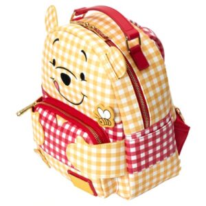 Loungefly Disney Winnie the Pooh Gingham Womens Double Strap Shoulder Bag Purse