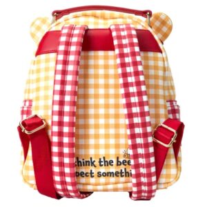 Loungefly Disney Winnie the Pooh Gingham Womens Double Strap Shoulder Bag Purse