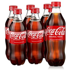 coca-cola, soda soft drink, 16.9 oz (pack of 6)