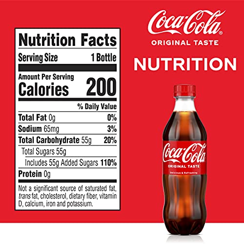 Coca-Cola, Soda Soft Drink, 16.9 oz (pack of 6)