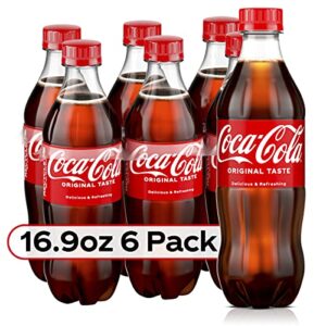 Coca-Cola, Soda Soft Drink, 16.9 oz (pack of 6)