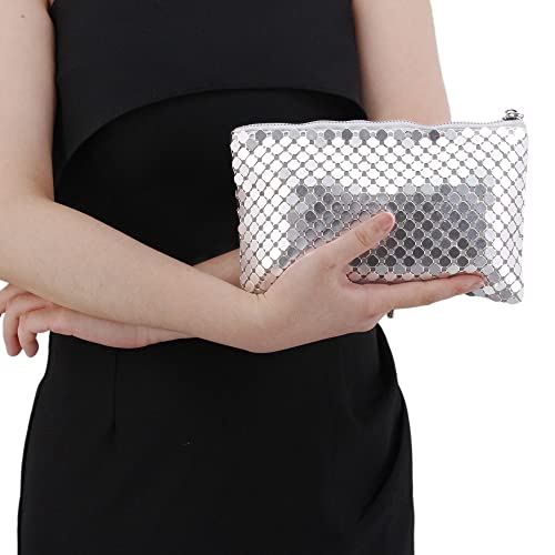 jascaela Women's Evening Clutch Zipper Small Purse Banquet Evening Wrist Bag