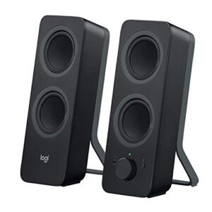 logitech z207 2.0 multi device stereo speaker (black)