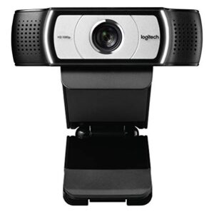 Logitech C930e 1080P HD Video Webcam - 90-Degree Extended View, Microsoft Lync 2013 and Skype Certified - Black