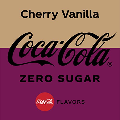 Coca-Cola Cherry Vanilla Zero, 12 Fl oz (Pack Of 12)