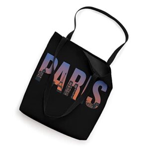 French Themed Souvenirs Eiffel Tower Paris France Tote Bag