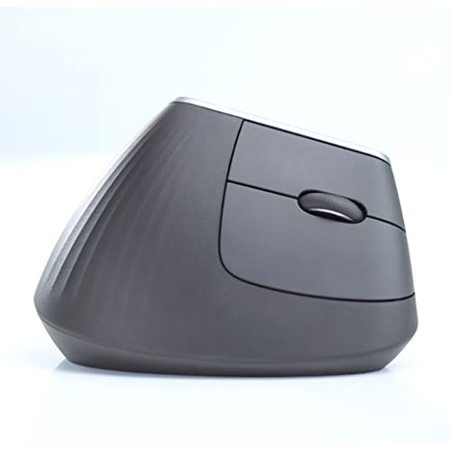 Logitech MX Vertical Wireless Mouse – Advanced Ergonomic Design Reduces Muscle Strain, Control and Move Content Between 3 Windows and Apple Computers (Bluetooth or USB), Rechargeable, Graphite