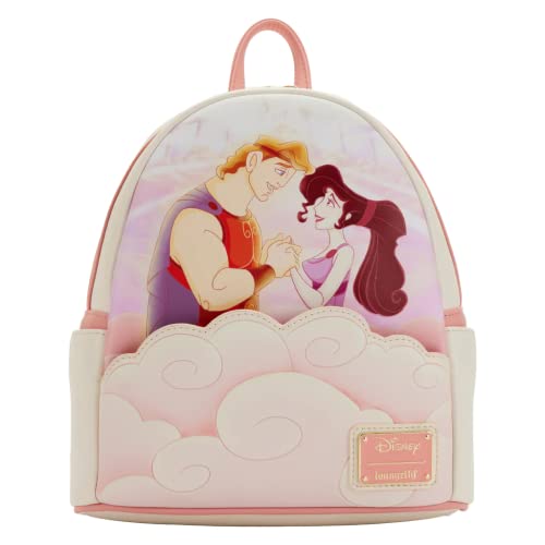 Loungefly Disney Hercules 25th Anniversary Meg and Herc Womens Double Strap Shoulder Bag Purse