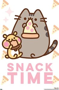 trends international pusheen – snack time wall poster, 22.375″ x 34″, unframed version