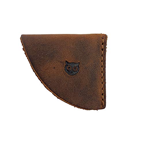 Rustic Leather Corner Bookmark 3-Pack Handmade by Hide & Drink :: Bourbon Brown