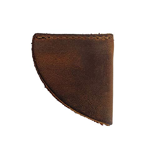 Rustic Leather Corner Bookmark 3-Pack Handmade by Hide & Drink :: Bourbon Brown