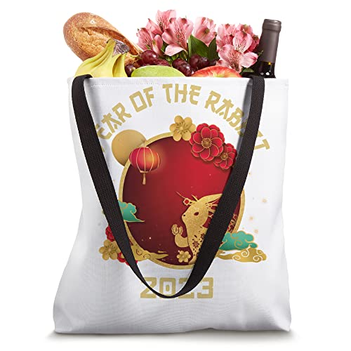 Happy Chinese New Rabbit Year 2023, Chinese Year Zodiac 2023 Tote Bag