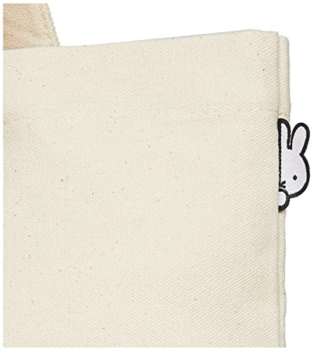 HAPITAS(ハピタス) Miffy HAP6009 Tote Bag, Back Pocket Type: B99 Face Natural