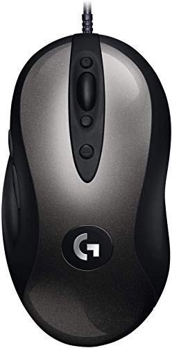 Logitech G MX518 Gaming Mouse Hero 25K Sensor, 25,600 DPI, ARM-Processor, 8 Programmable Buttons - Black/Grey