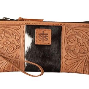 STS Ranchwear Tooled Leather Yipee Kiyay Clutch STS38390