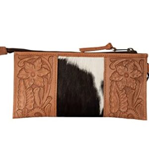 STS Ranchwear Tooled Leather Yipee Kiyay Clutch STS38390