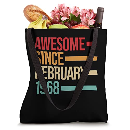 Birthday Awesome Since February 1968 Tote Bag