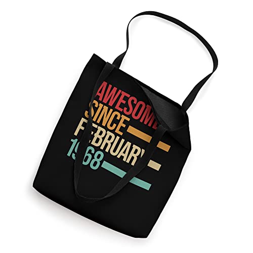 Birthday Awesome Since February 1968 Tote Bag